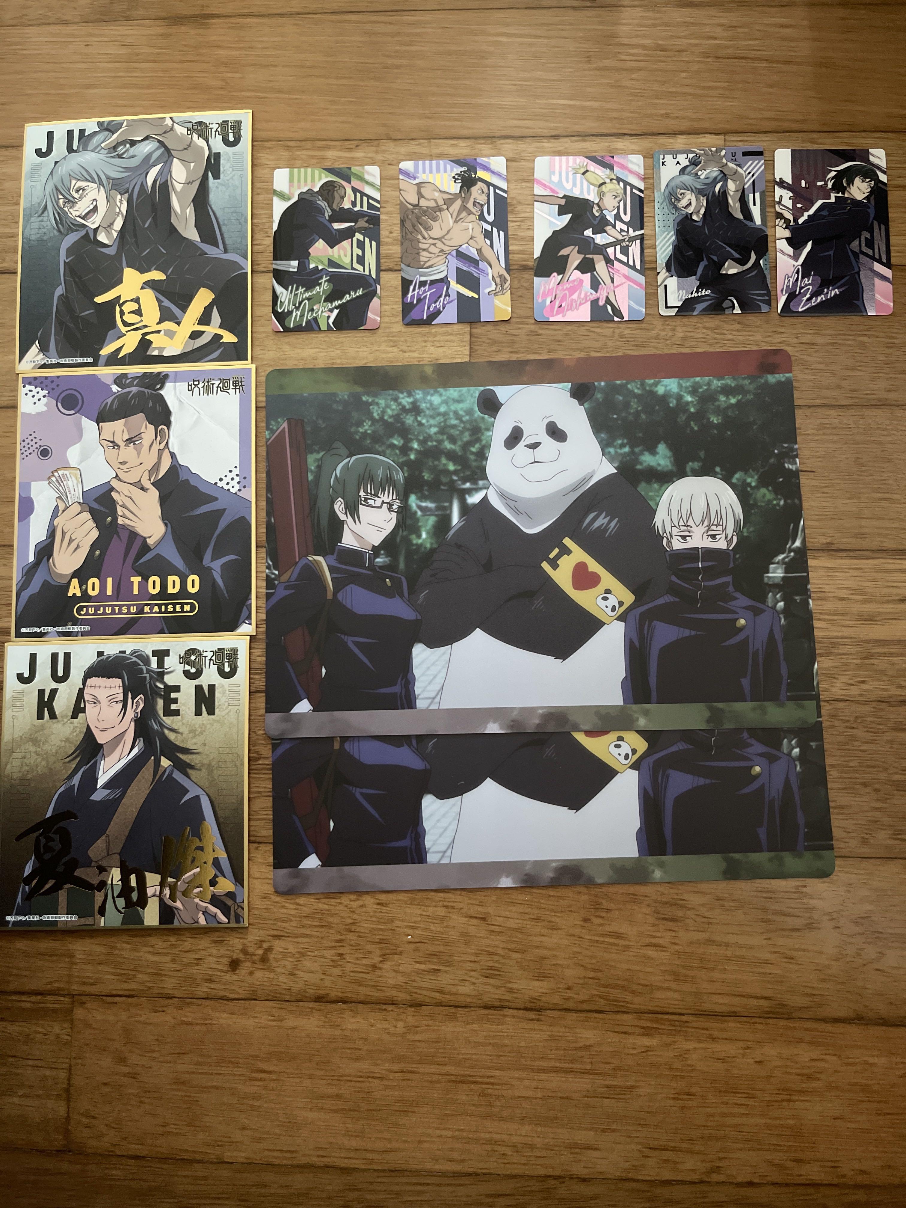 Jujutsu kaisen - shikishi(Mahito, todo, suguru)/ card(Mahito, ult ...