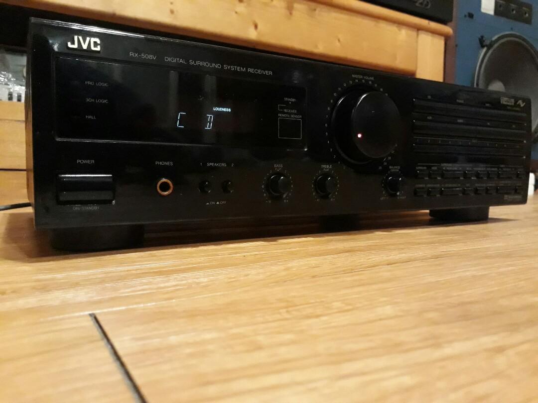 JVC-RX-508V 杜比解碼 綜合擴大機, 耳機及錄音音訊設備, Soundbar、揚聲器、藍牙喇叭、耳擴在旋轉拍賣