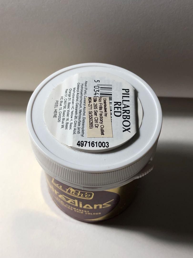 Pillarbox Red - La Riche Directions Hair Colour, Beauty & Personal Care ...