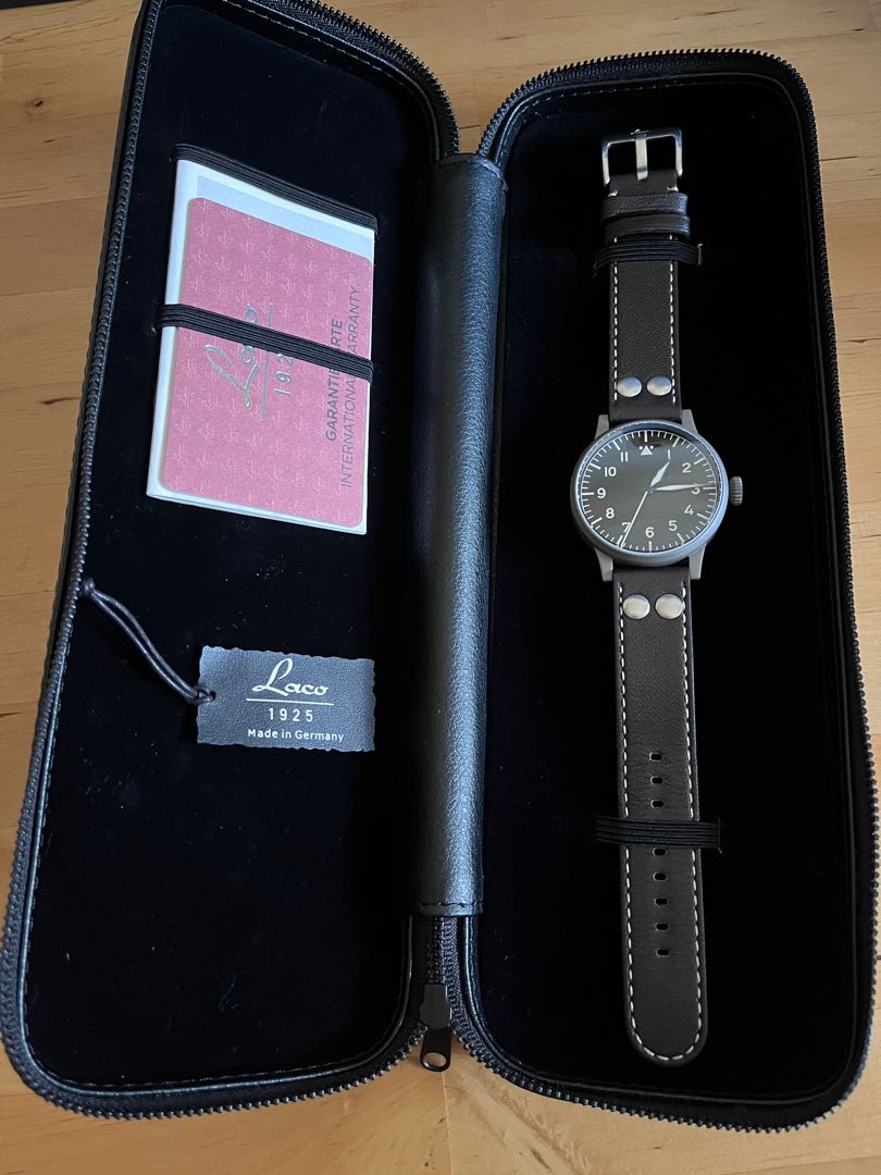 LACO PILOT WATCH ORIGINAL MÜNSTER 42MM, Luxury, Watches on Carousell