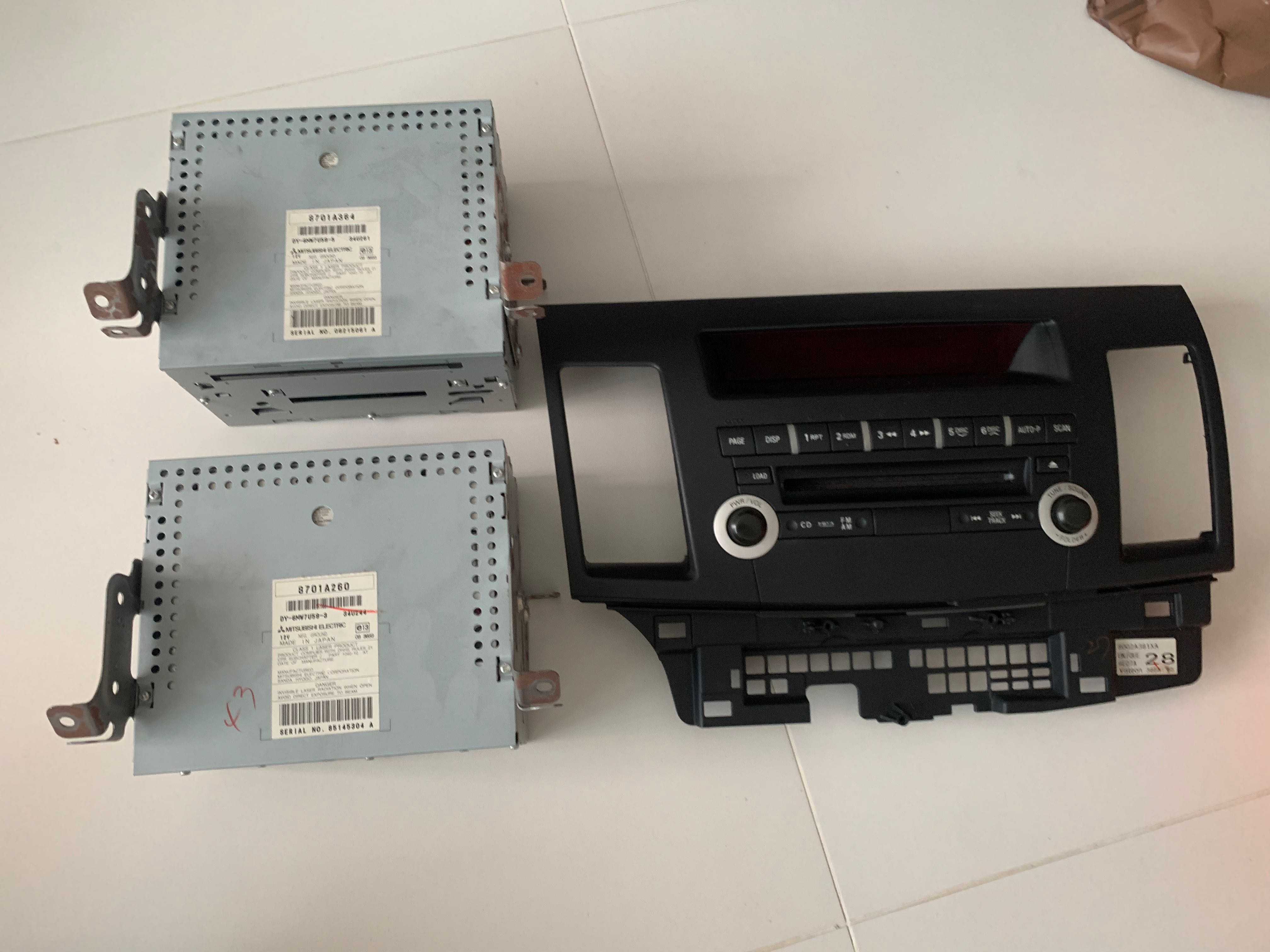 Lancer/ evo stock head unit, Car Accessories, Accessories on Carousell