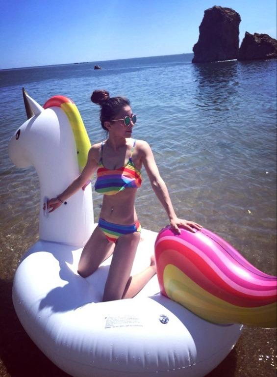 Large floatie beach unicorn inflatable float swimming pool party floats ... Large floatie beach unicorn inflatable float swimming pool party floats ...