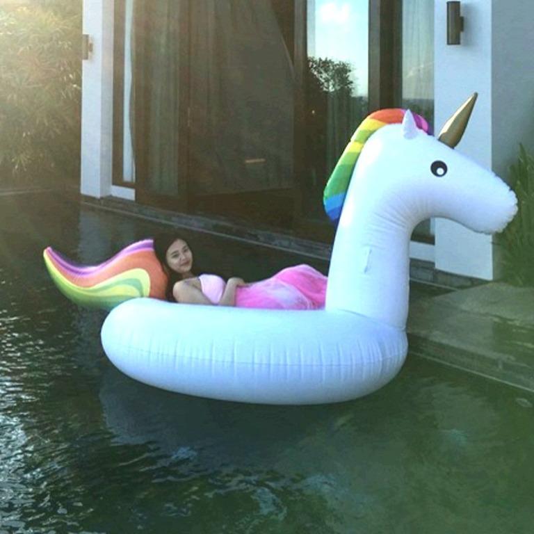 Large floatie beach unicorn inflatable float swimming pool party floats ... Large floatie beach unicorn inflatable float swimming pool party floats ...