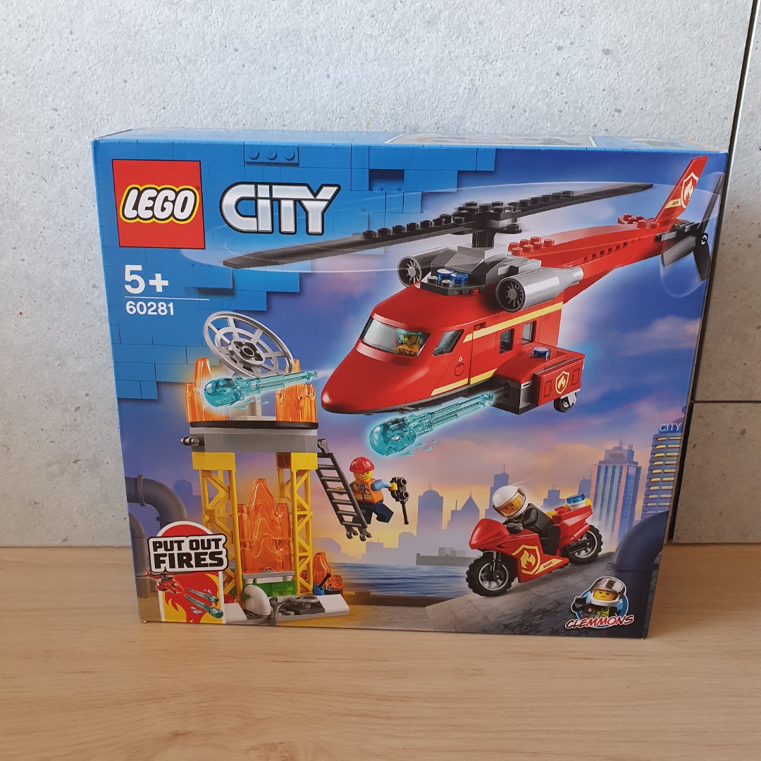 Lego City Fire Rescue Helicopter, Hobbies & Toys, Toys & Games on Carousell