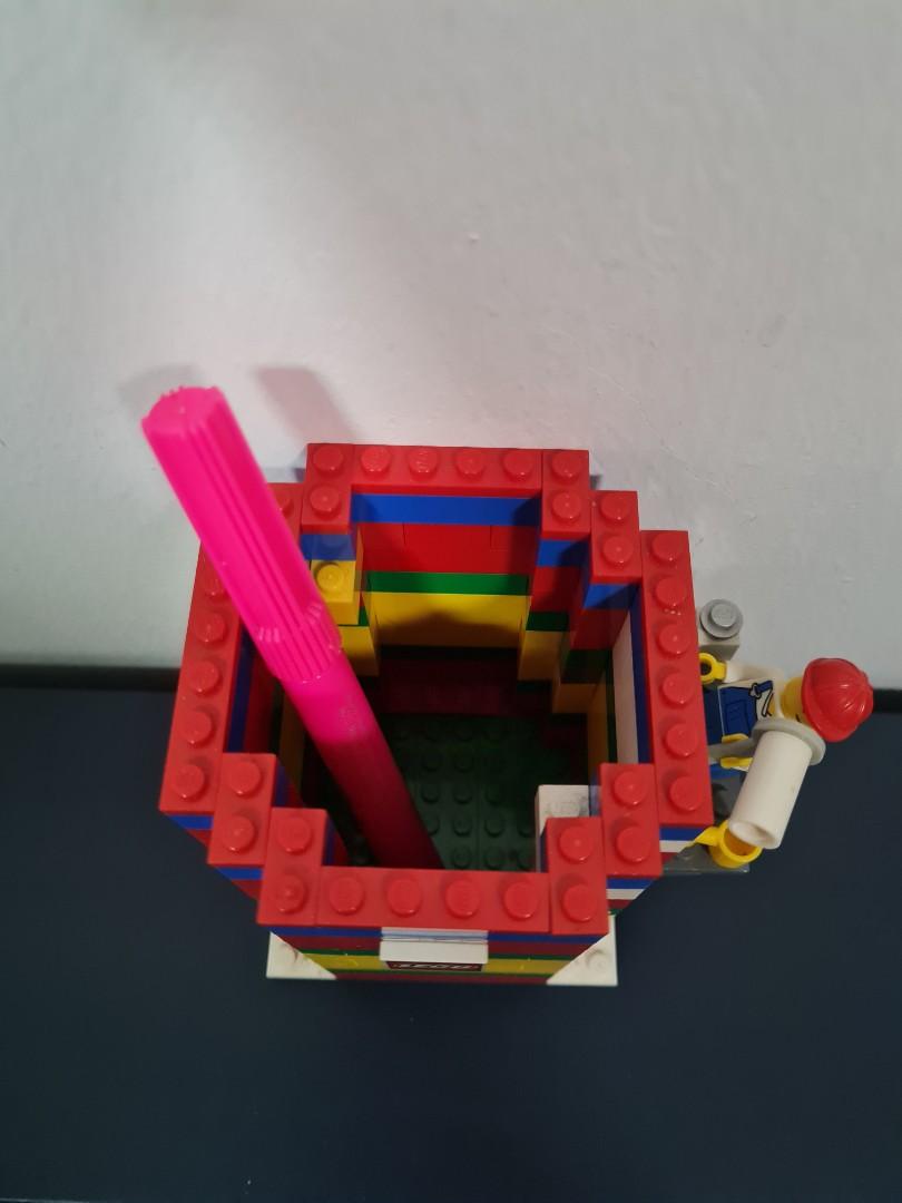 Lego pen holder, Hobbies & Toys, Stationery & Craft, Stationery ...