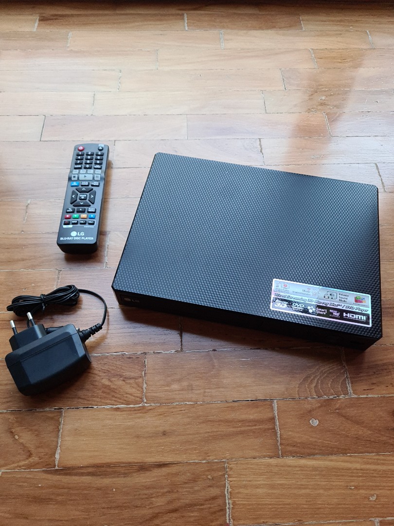 LG DVD Player | LG Wired Streaming 3D Blu-ray Disc Player with power ...