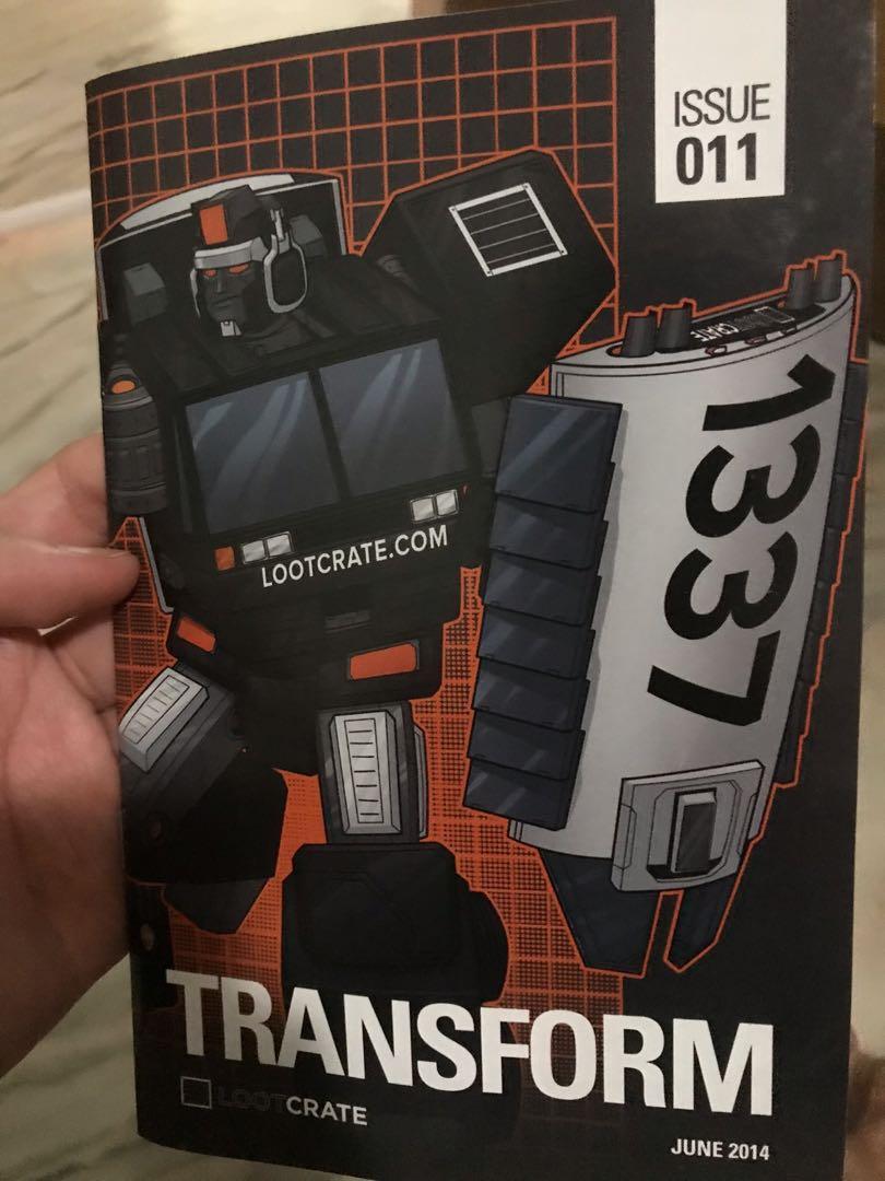 Loot Crate Transformer figure and stuff, Hobbies & Toys, Toys & Games ...