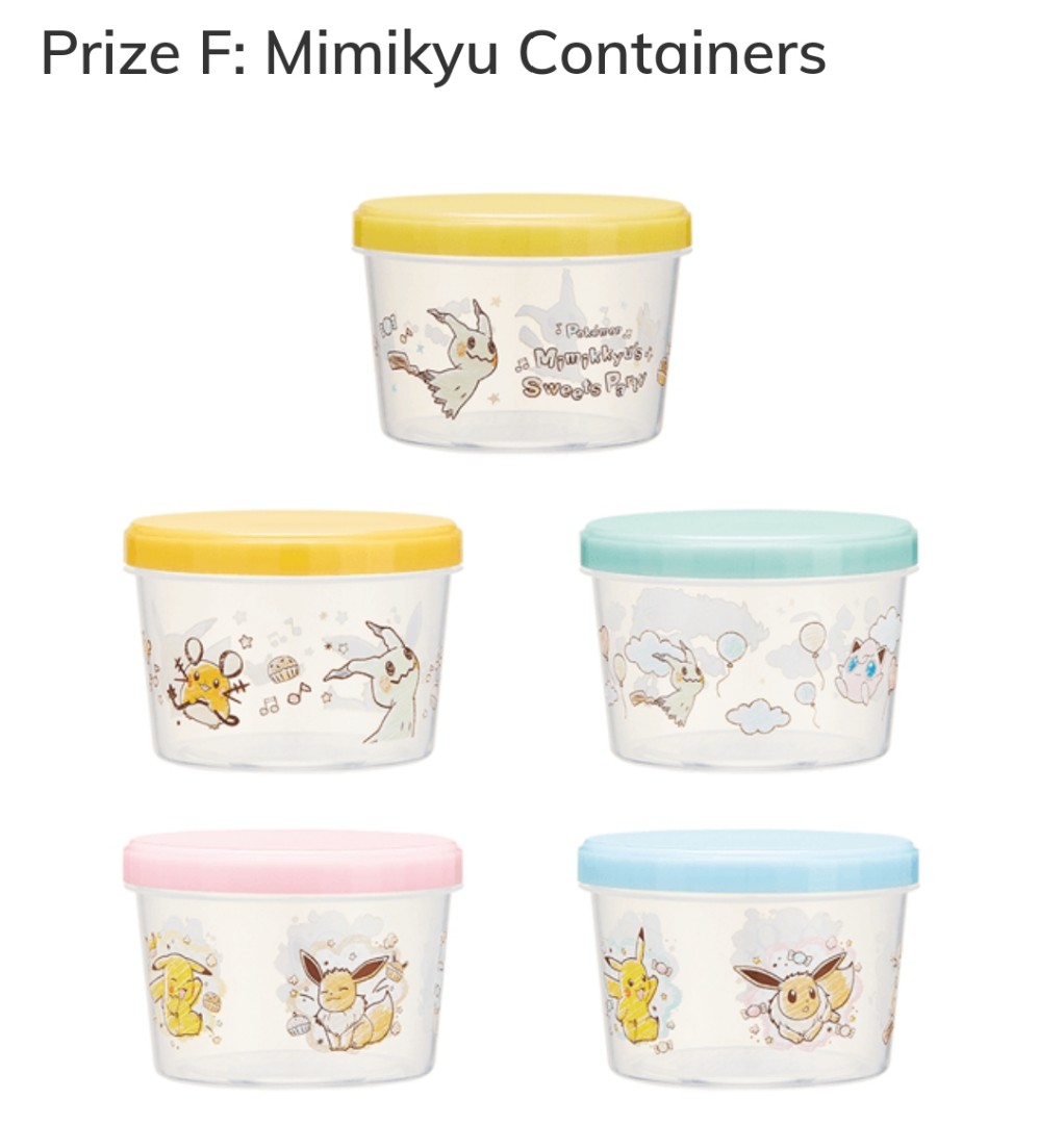 Mimikyu kuji Container Pink, Everything Else on Carousell