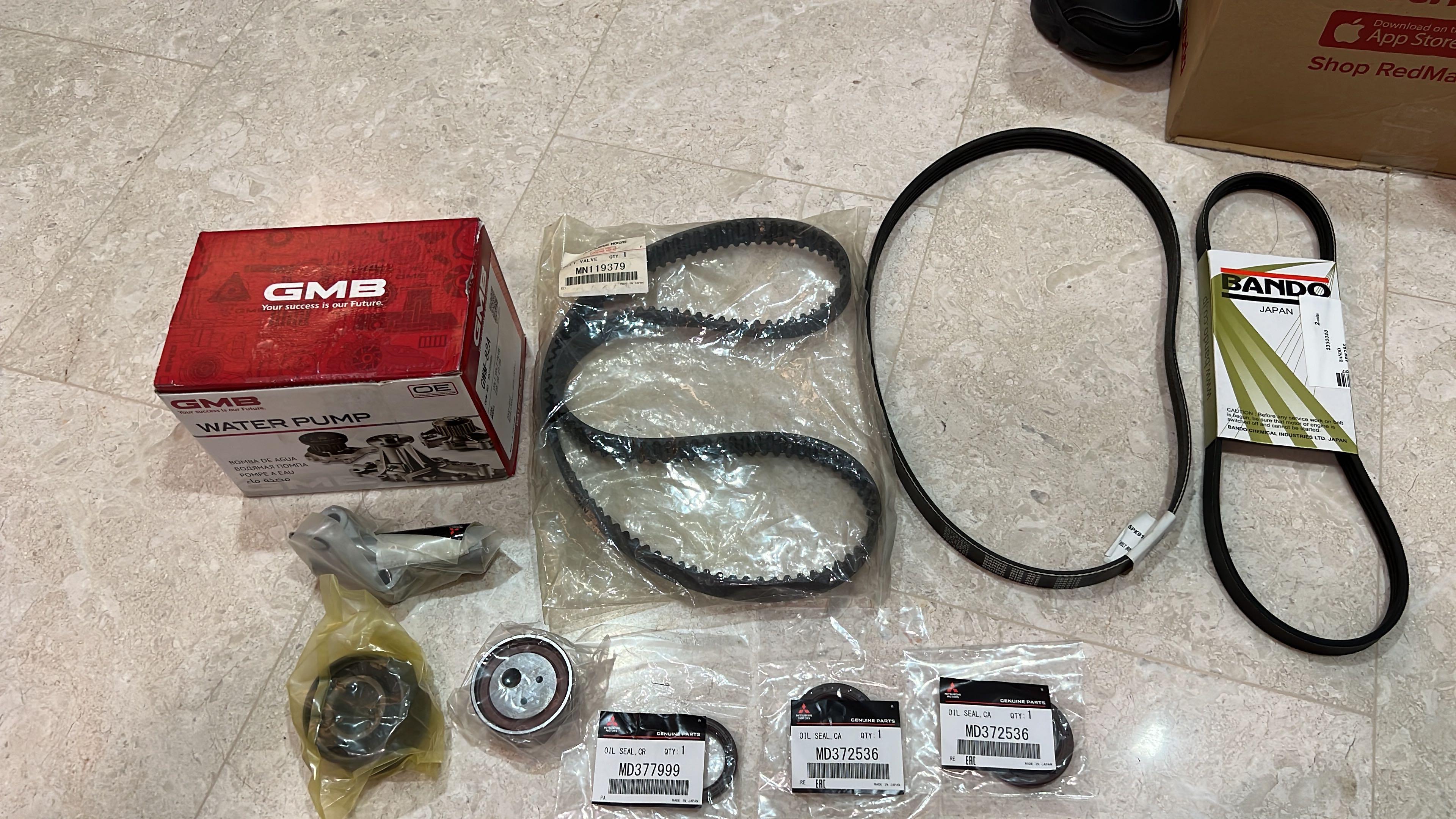 Mitsubishi colt version R / Cpt timing belt package, Car Accessories ...