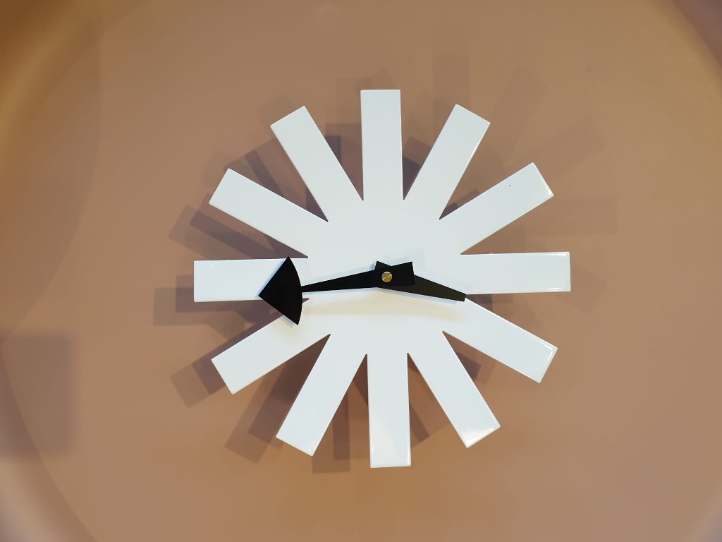 Modern Classic Wall Clock - The Asterisk Clock, Furniture & Home Living ...