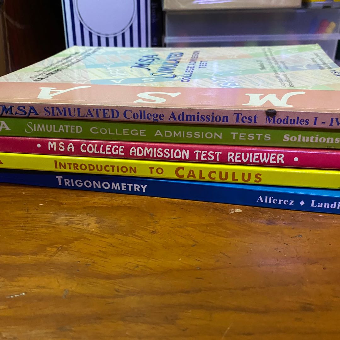 Msa college entrance tests, Hobbies & Toys, Books & Magazines ...