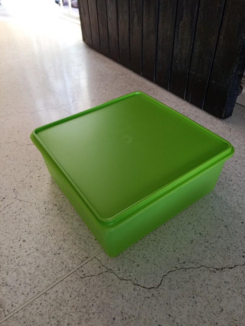 New Tupperware mega keeper 10.5L cake box container, Furniture & Home ...