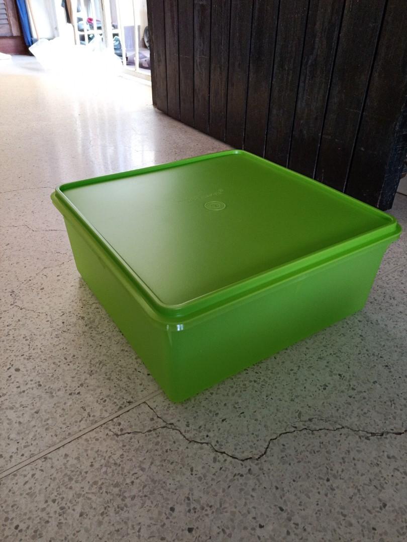 New Tupperware mega keeper 10.5L cake box container, Furniture & Home ...