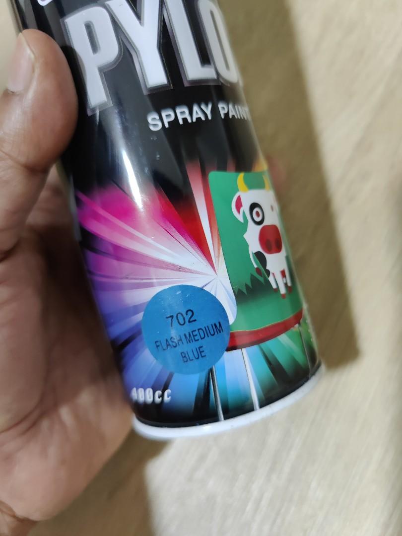 Nippon Pylox Flash Blue Spray Paint, Everything Else on Carousell
