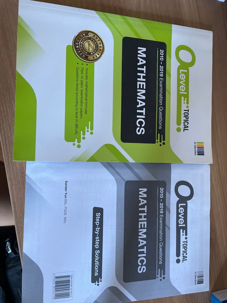 O level mathematics topical workbook with answers, Hobbies & Toys ...