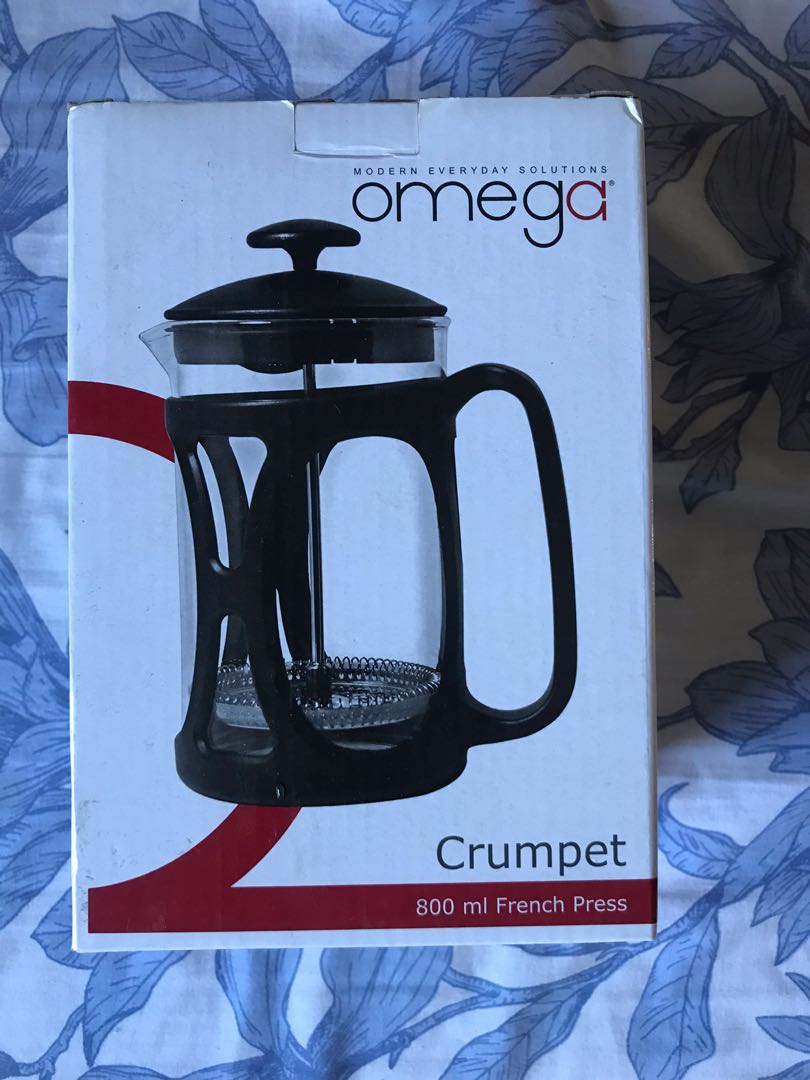 Omega Crumpet 800ml French Press, TV & Home Appliances, Kitchen ...