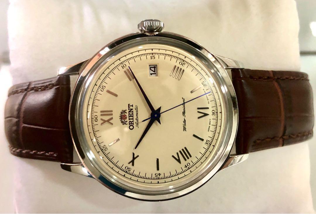 Orient Bambino Gen 2 V2 (Cream Dial, Blue Hands), Men's Fashion ...