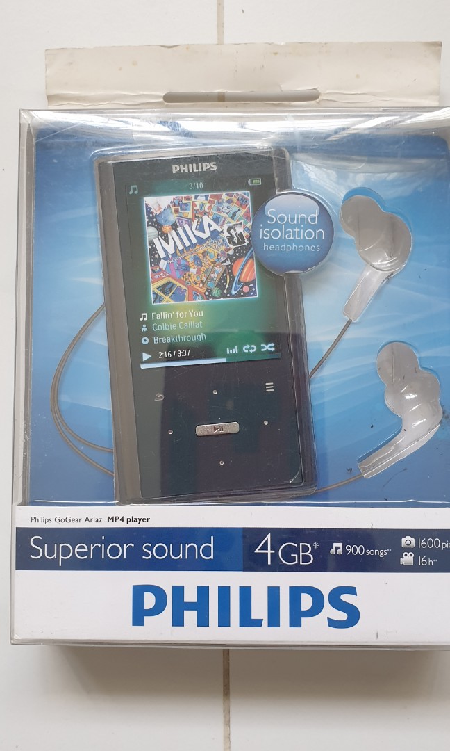 Philips MP4 player, 4GB, Audio, Portable Music Players on Carousell