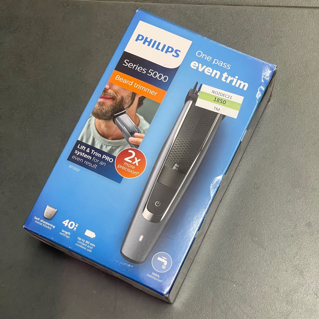 PHILIPS Series 5000 Beard Trimmer BT5502, Women's Fashion, Watches ...