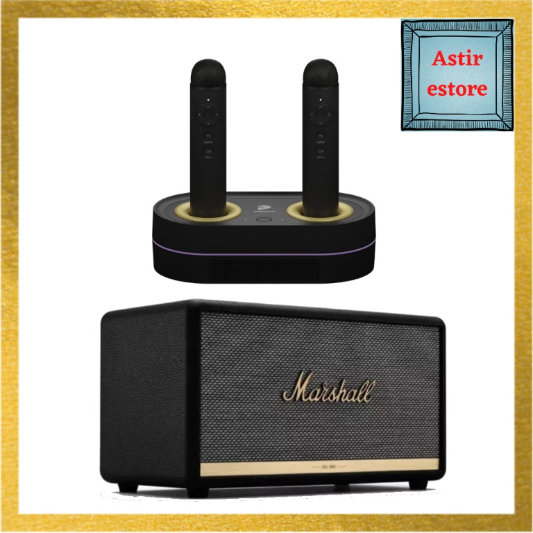 Popsical Remix II Home Karaoke System + Marshall Stanmore II Bundle, TV ...