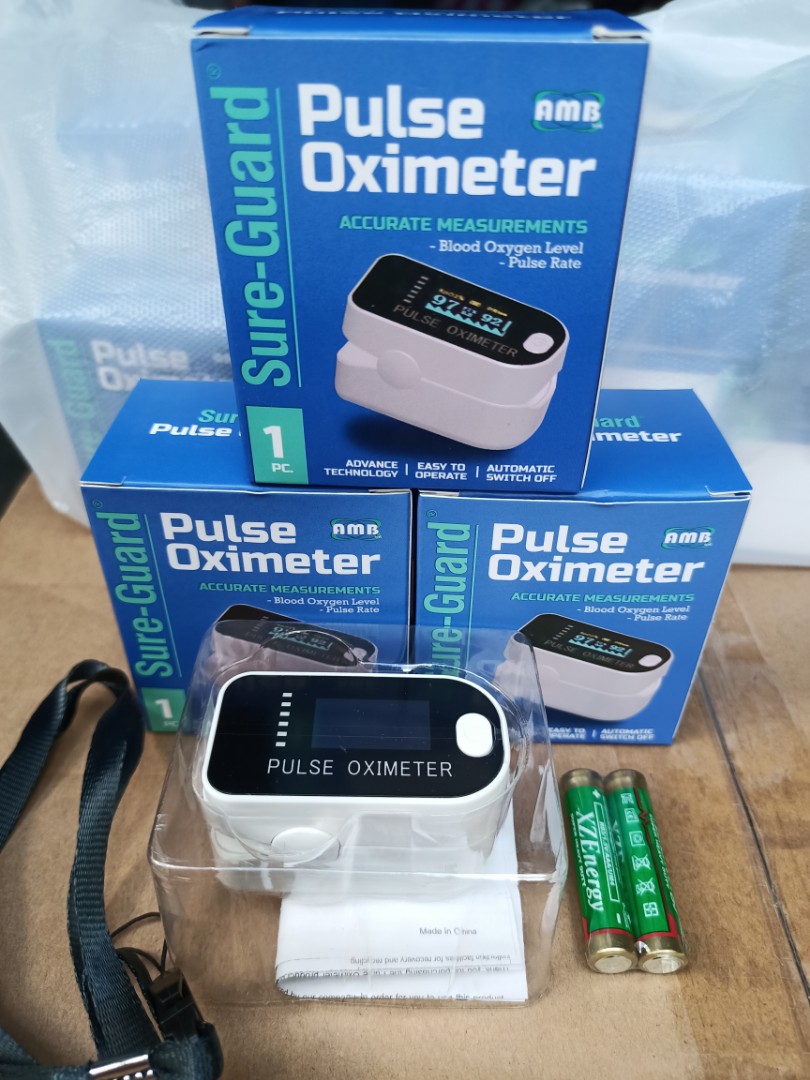 Pulse oximeter Sure-guard, Health & Nutrition, Health Monitors ...
