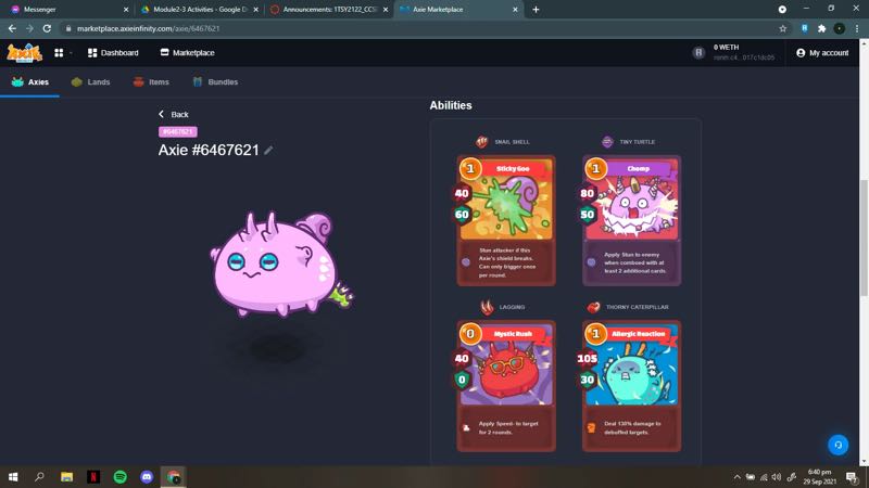 Axie RBP Termi with OPPO A55 android phone, Hobbies & Toys, Toys ...