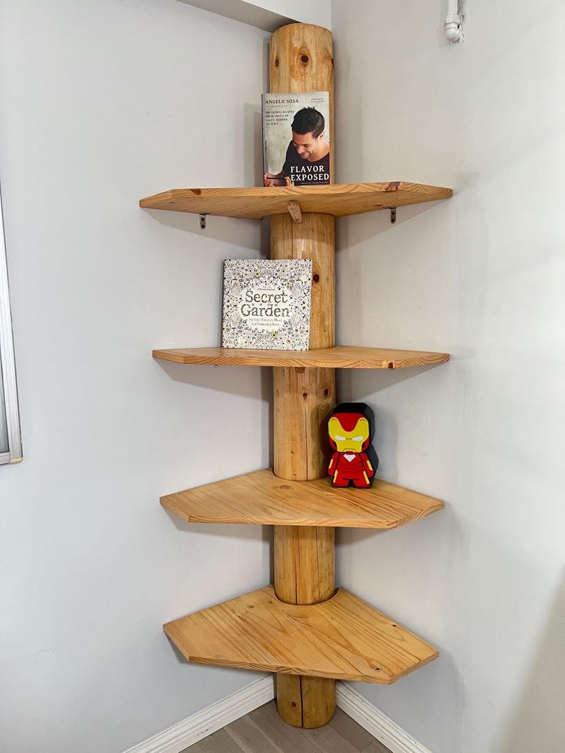 Real Tree Corner Display Cabinet/Shelf, Furniture & Home Living ...