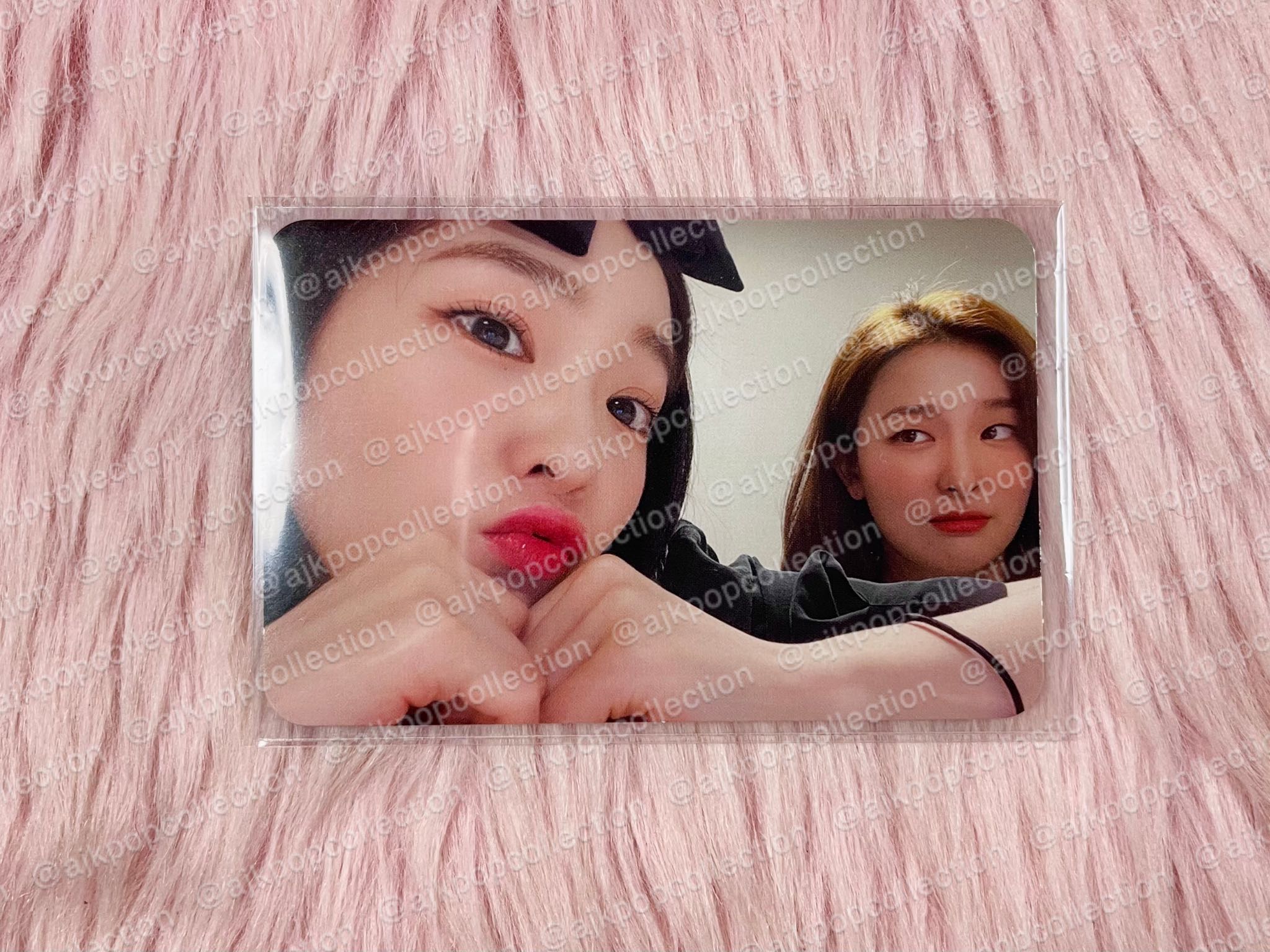 red velvet: seulrene monster unit photocard top note ver. (irene,seulgi ...