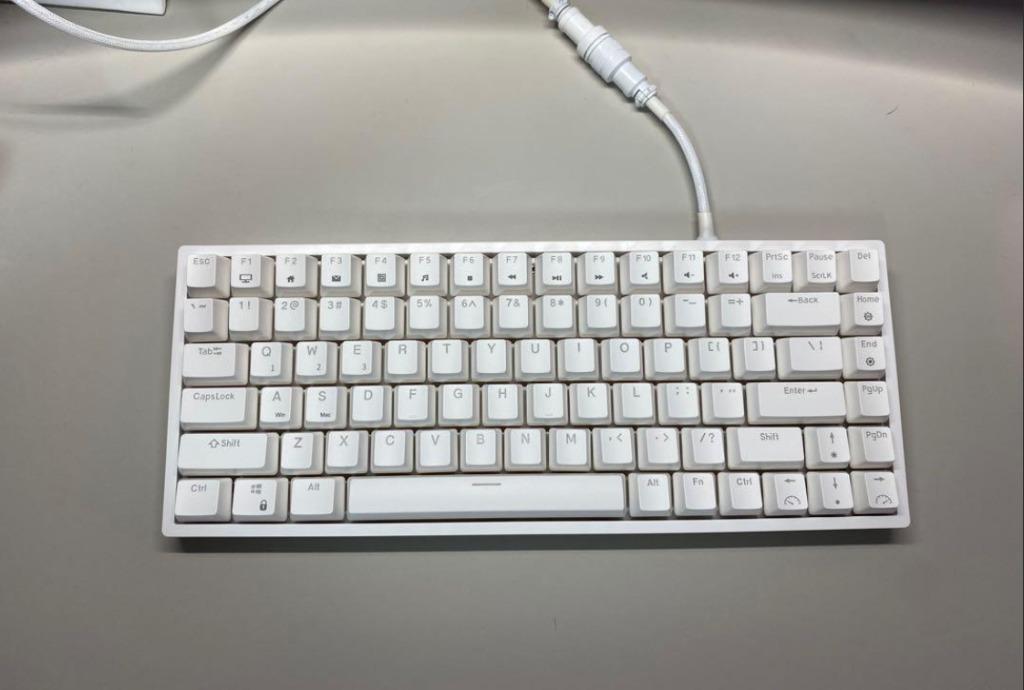 RK84 Mechanical Keyboard (Holee Modded Durock Plate Mount Stabs, Red ...