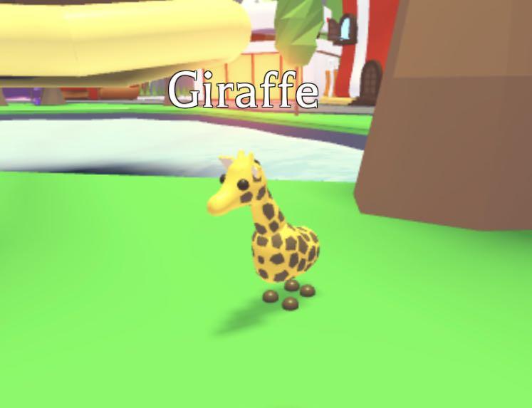 Roblox Adopt Me - FR Giraffe (Fly Ride), 電子遊戲, 遊戲機配件, 遊戲週邊商品 - Carousell