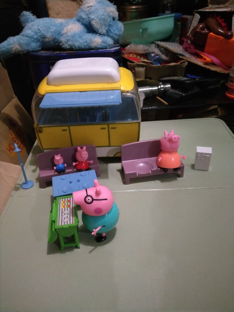 SUPER SALE! AUTHENTIC PEPPA PIG CAMPER VAN WITH PEPPA PIG FAMILY on ...