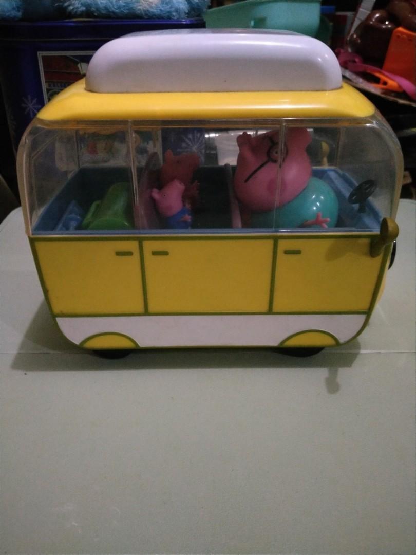 SUPER SALE! AUTHENTIC PEPPA PIG CAMPER VAN WITH PEPPA PIG FAMILY on ...