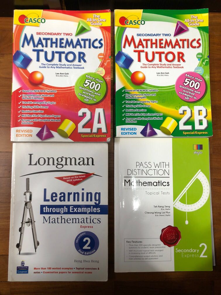 Sec 2 maths, Hobbies & Toys, Books & Magazines, Assessment Books on ...