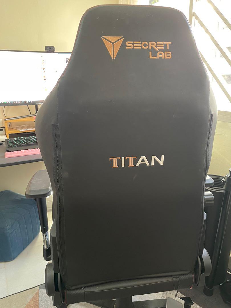 Secret lab / Secret lab Titan leather, Furniture & Home Living ...