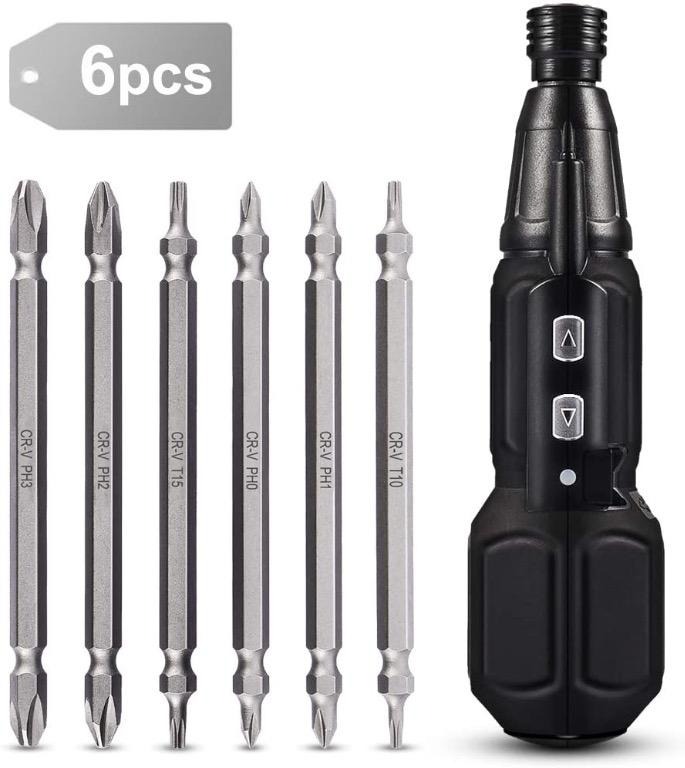 [SG stock] LED Light Electric Screwdriver 900mAh Rechargeable Cordless ...