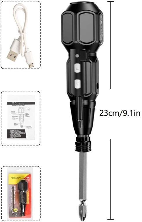 [SG stock] LED Light Electric Screwdriver 900mAh Rechargeable Cordless ...