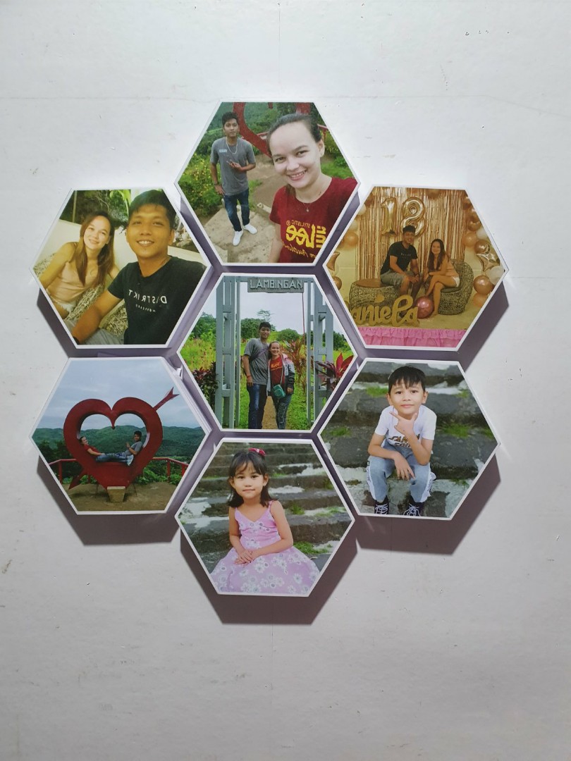 Sintra personalized photo tile picture frame photo collage wall decor ...