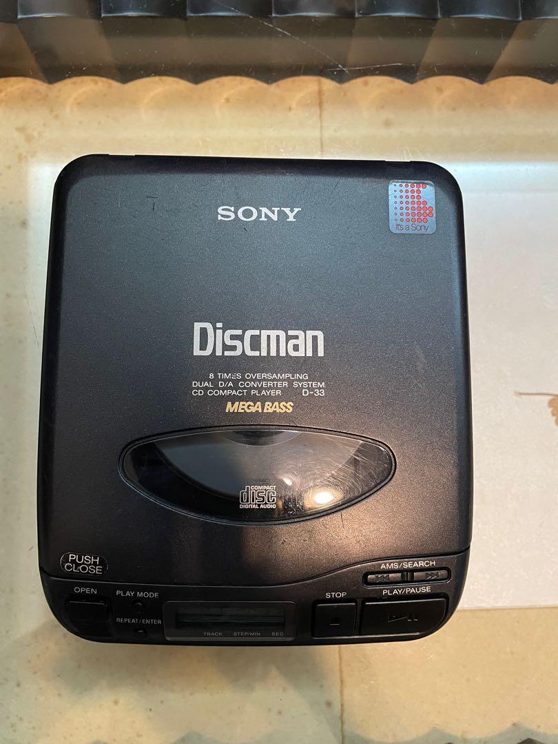 sony d-33 discman walkman cd player 全正常, 音響器材, 其他音響配件及設備 - Carousell