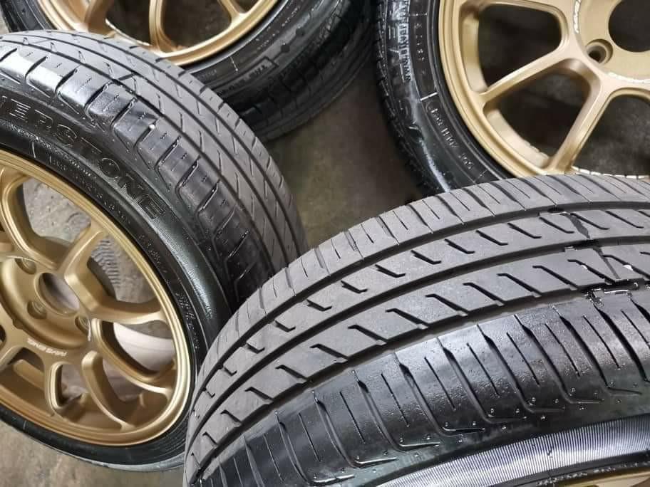 Sportrim Rays Ze40 15" pcd 4x100, Auto Accessories on Carousell