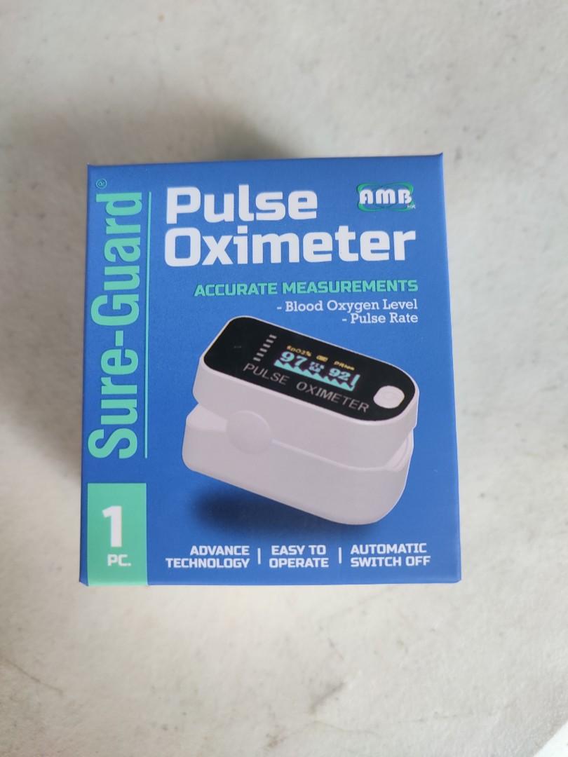 Sure-Guard Pulse Oximeter, Health & Nutrition, Medical Supplies & Tools ...
