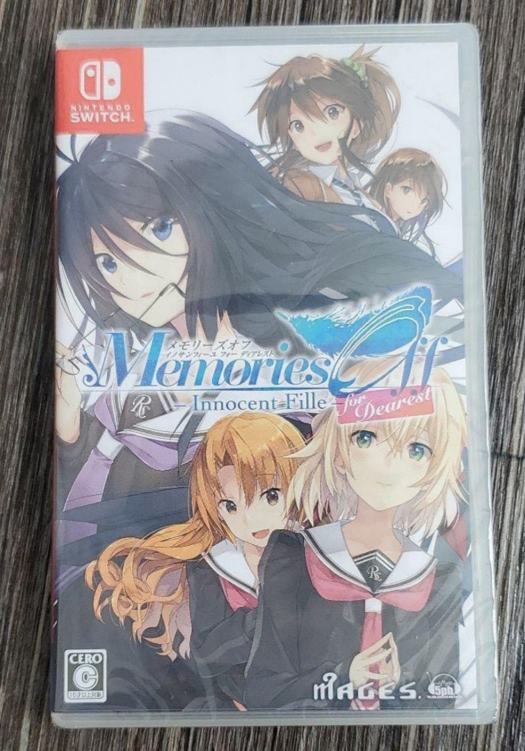 全新Switch Game Memories Off 秋之回憶 無垢少女, 電子遊戲, 電子遊戲, Nintendo 任天堂 - Carousell