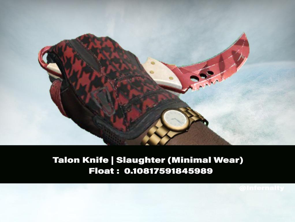 Talon Knife Slaughter MW CSGO SKINS KNIVES, Video Gaming, Gaming ...