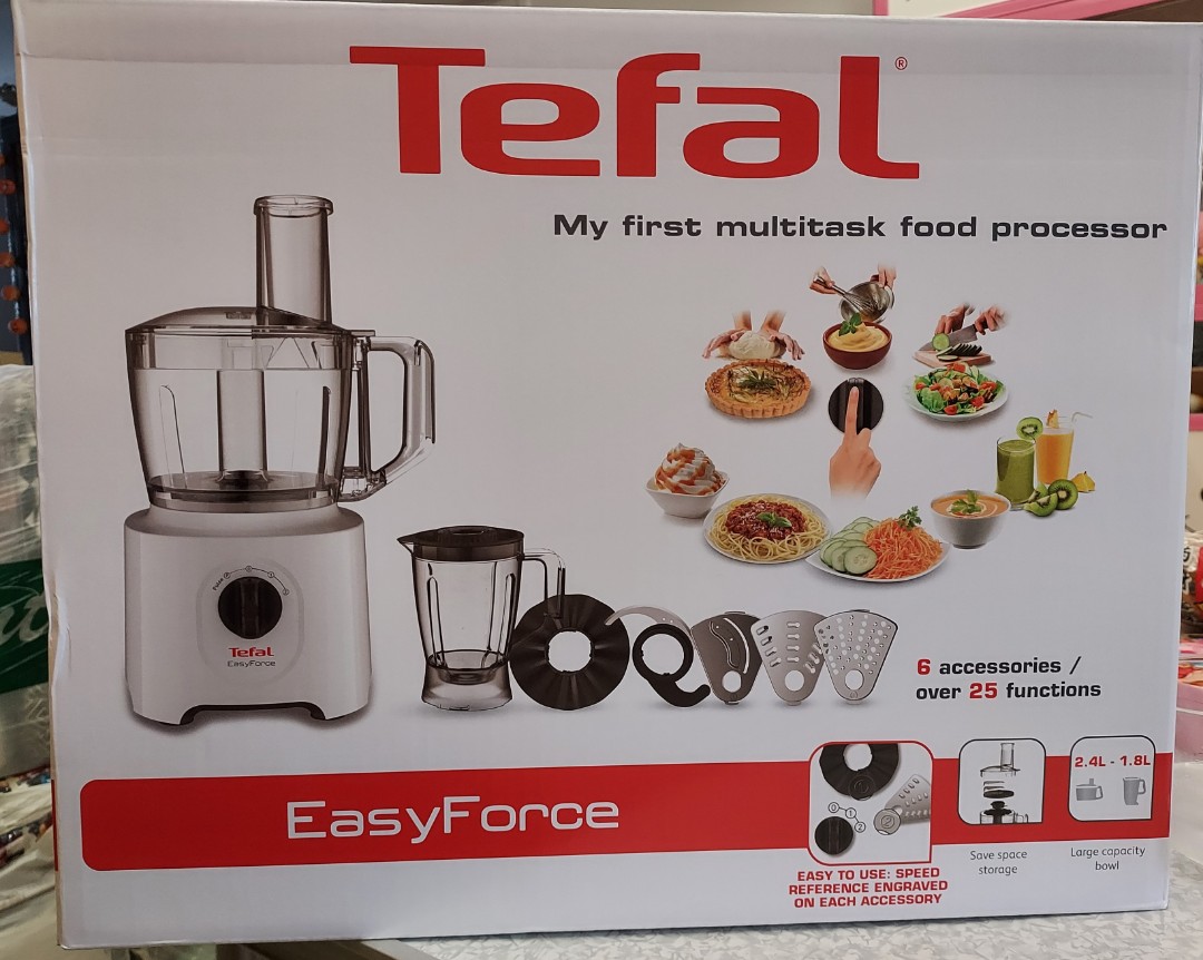 Tefal Multi Purpose Food Processor EasyForce, TV & Home Appliances ...