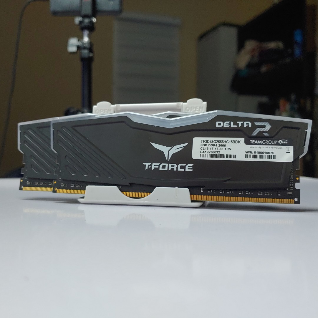 T-Force Delta RGB 8gb ram ddr4 2666mhz, Computers & Tech, Parts ...