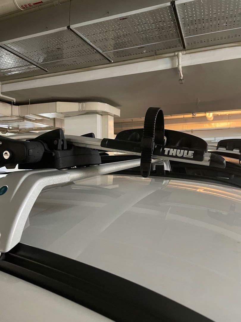 Thule 591 bike rack with roof rack, Car Accessories, Accessories on ...