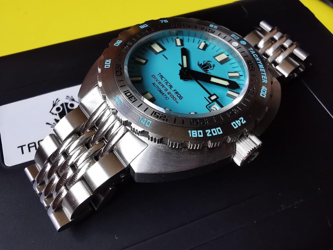 Tiffany Blue Doxa Homage Diver Watch, Men's Fashion, Watches ...