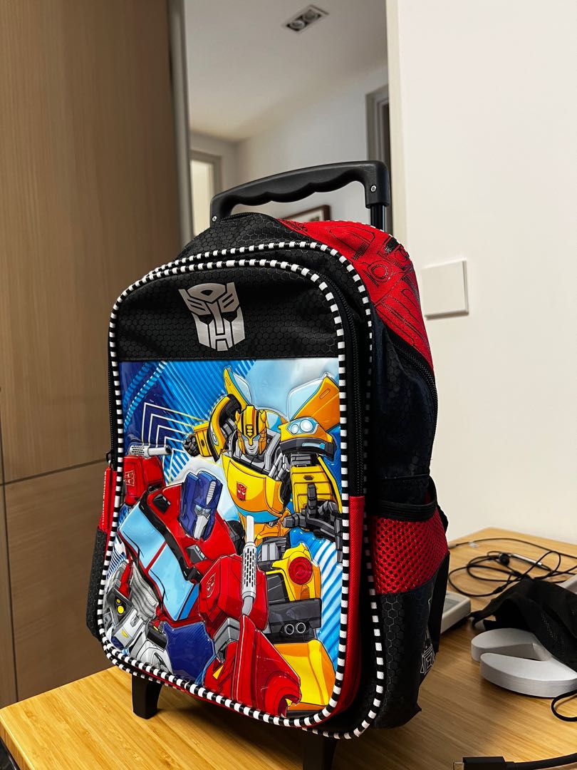 Transformer kids backpack trolley, Men's Fashion, Bags, Backpacks on ...
