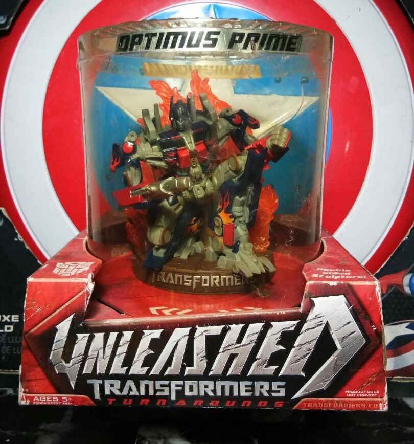 Transformers Movie Unleashed Turnarounds Optimus Prime Action Figure ...