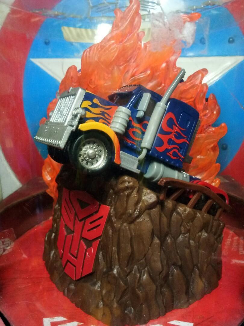 Transformers Movie Unleashed Turnarounds Optimus Prime Action Figure ...