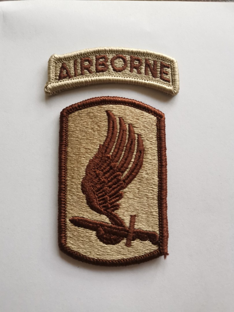 US Army 173rd Airborne Brigade desert patch, Hobbies & Toys ...